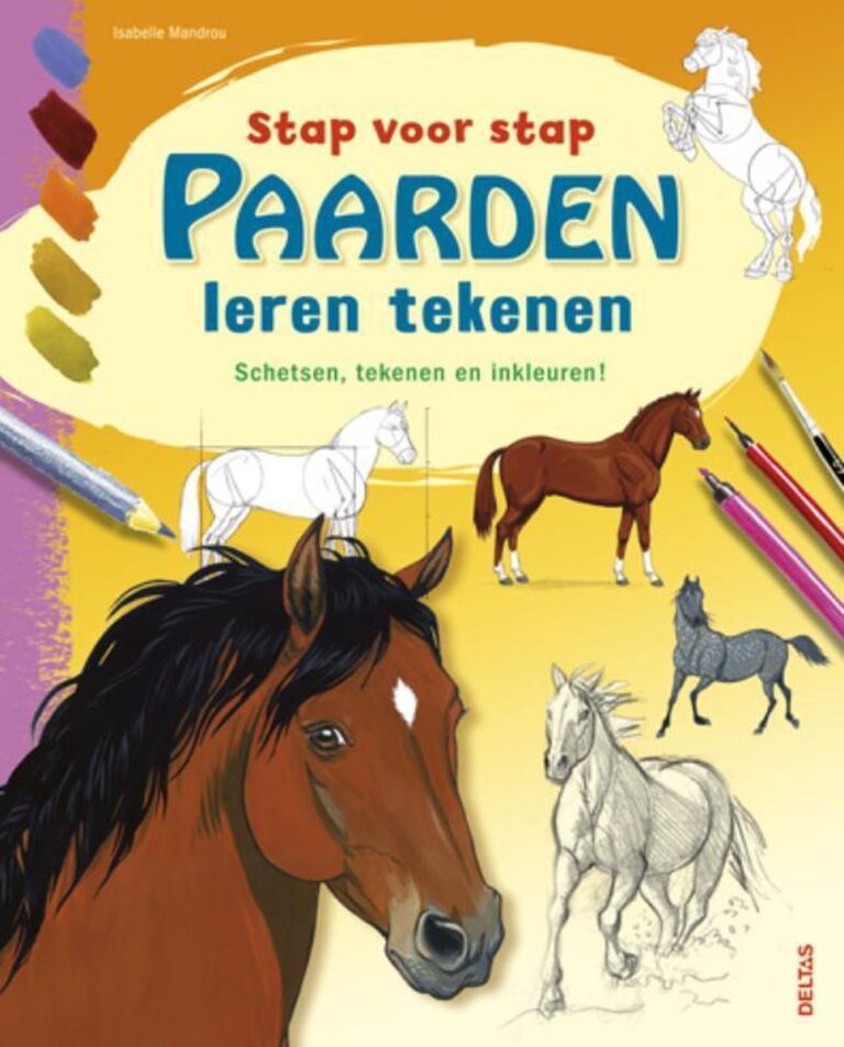 Stapsgewijze Handleiding voor Het Tekenen van een Paard – tekenen ...